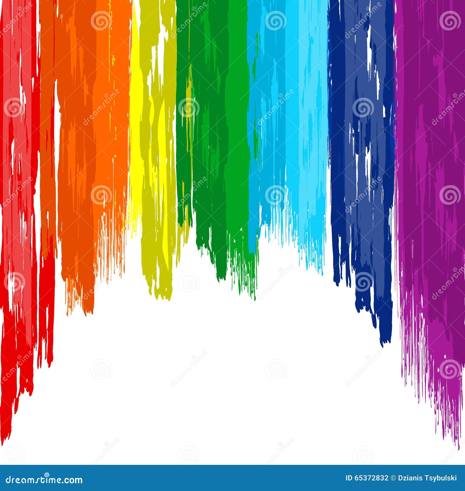 Art Rainbow Brush Stroke Paint Splash Vector Background | CartoonDealer ...