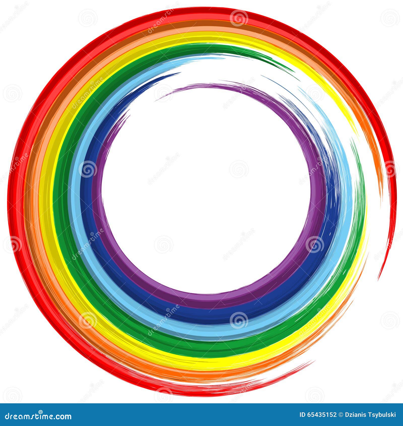 Art Rainbow Color Frame Abstract Splash Paint Background Stock Vector ...