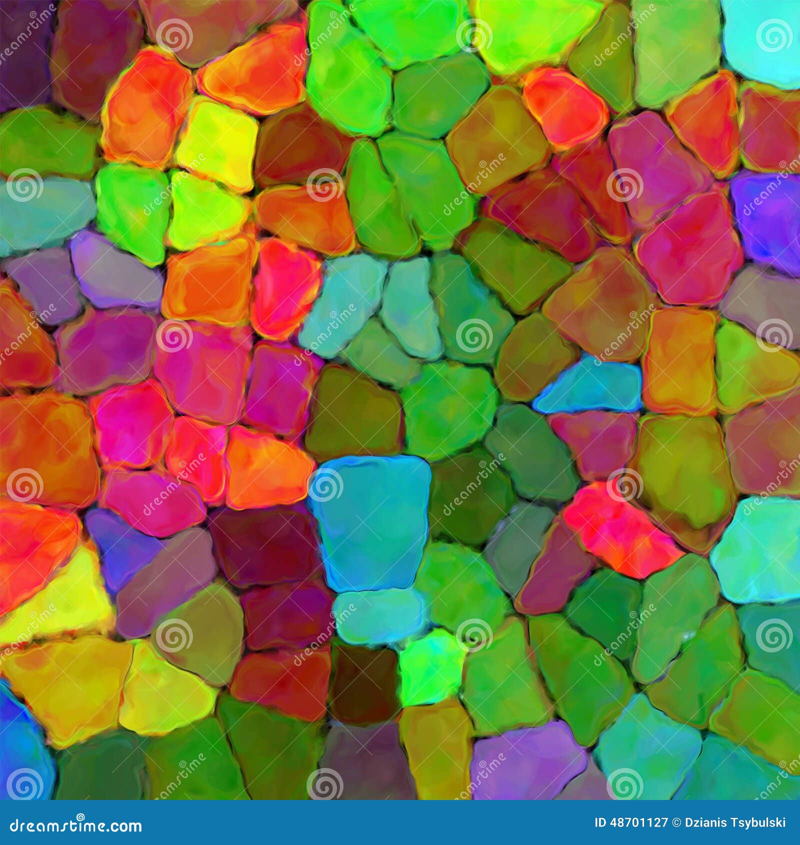 Art Rainbow Color Stone Wall Texture Paint Background Stock ...
