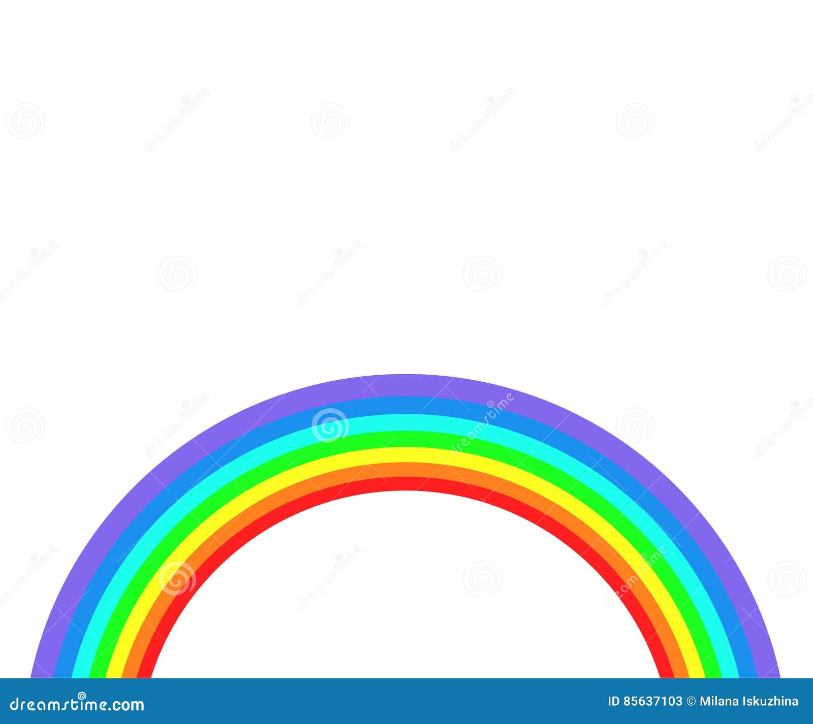 Art Rainbow Frame Abstract Background Stock Illustration - Illustration ...