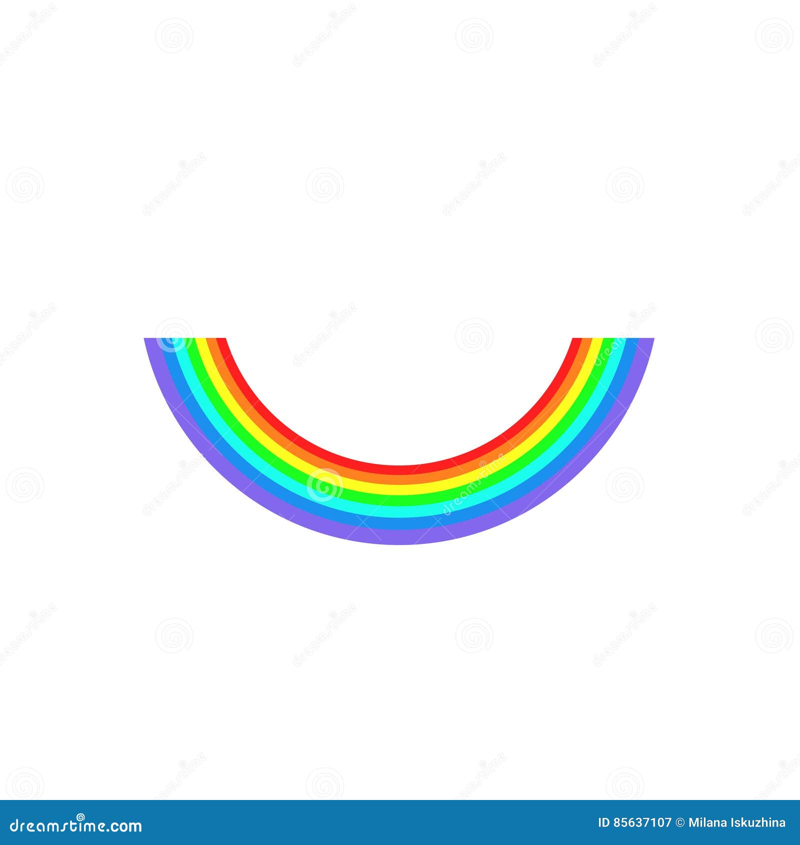 Art Rainbow Frame Abstract Background Stock Illustration - Illustration ...