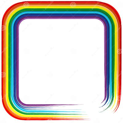 Art Rainbow Frame Abstract Vector Background 4 Stock Vector ...