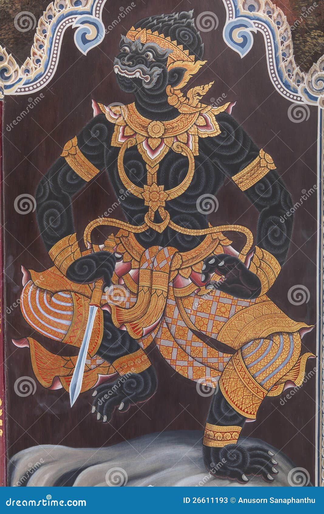 The art of Ramayana stock image. Image of vanara, works - 26611193