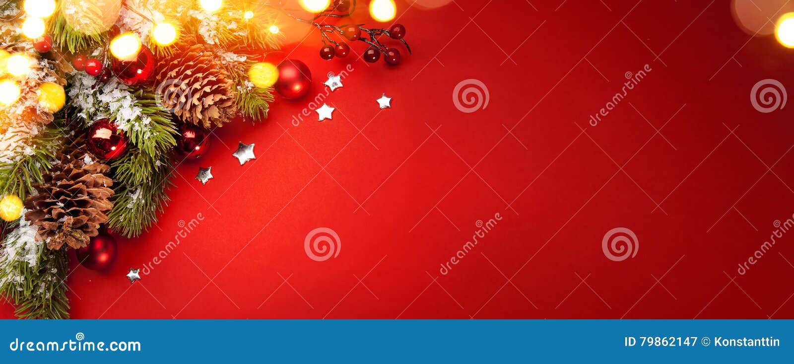 Art Red Christmas Holidays Background; Greeting Card Stock Image ...
