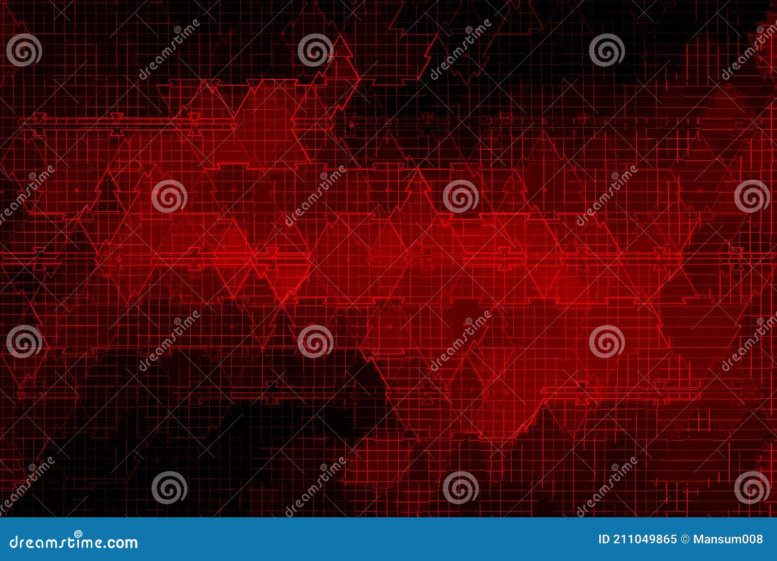 Red Color Pattern Background Stock Illustration - Illustration of ...