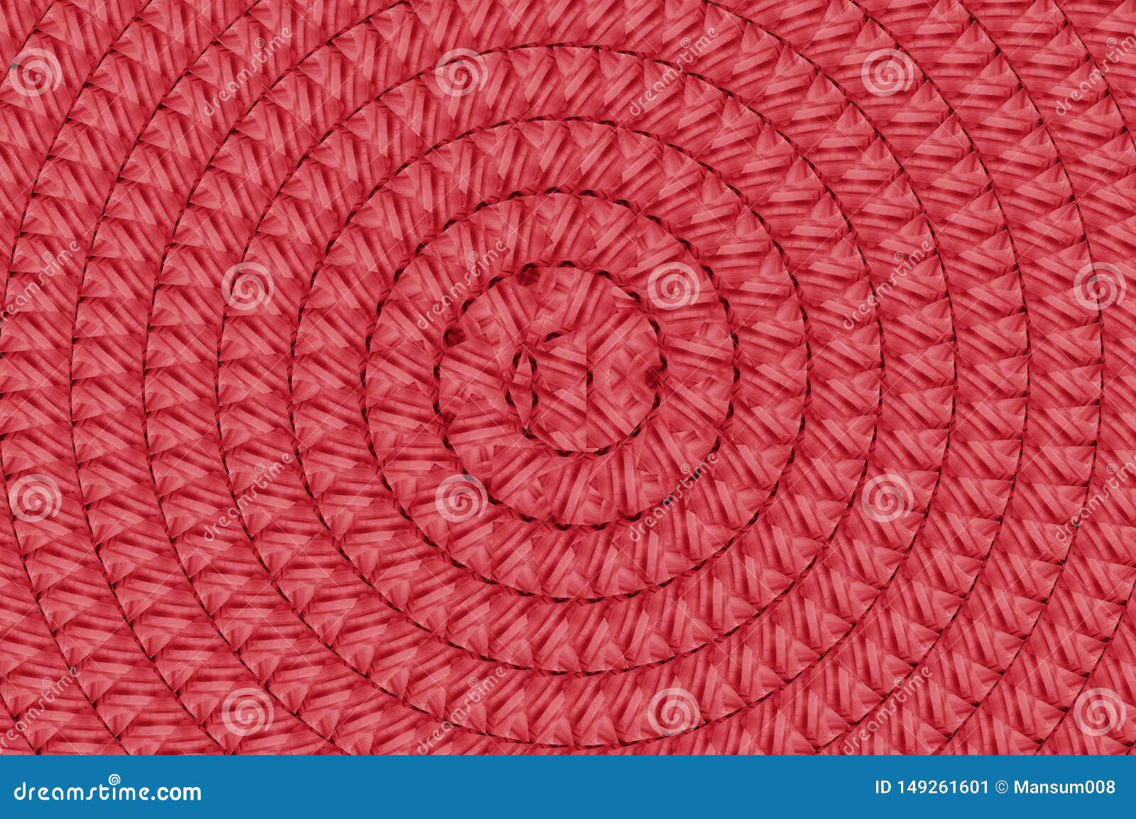Red Color Spiral Pattern Background Stock Illustration - Illustration ...