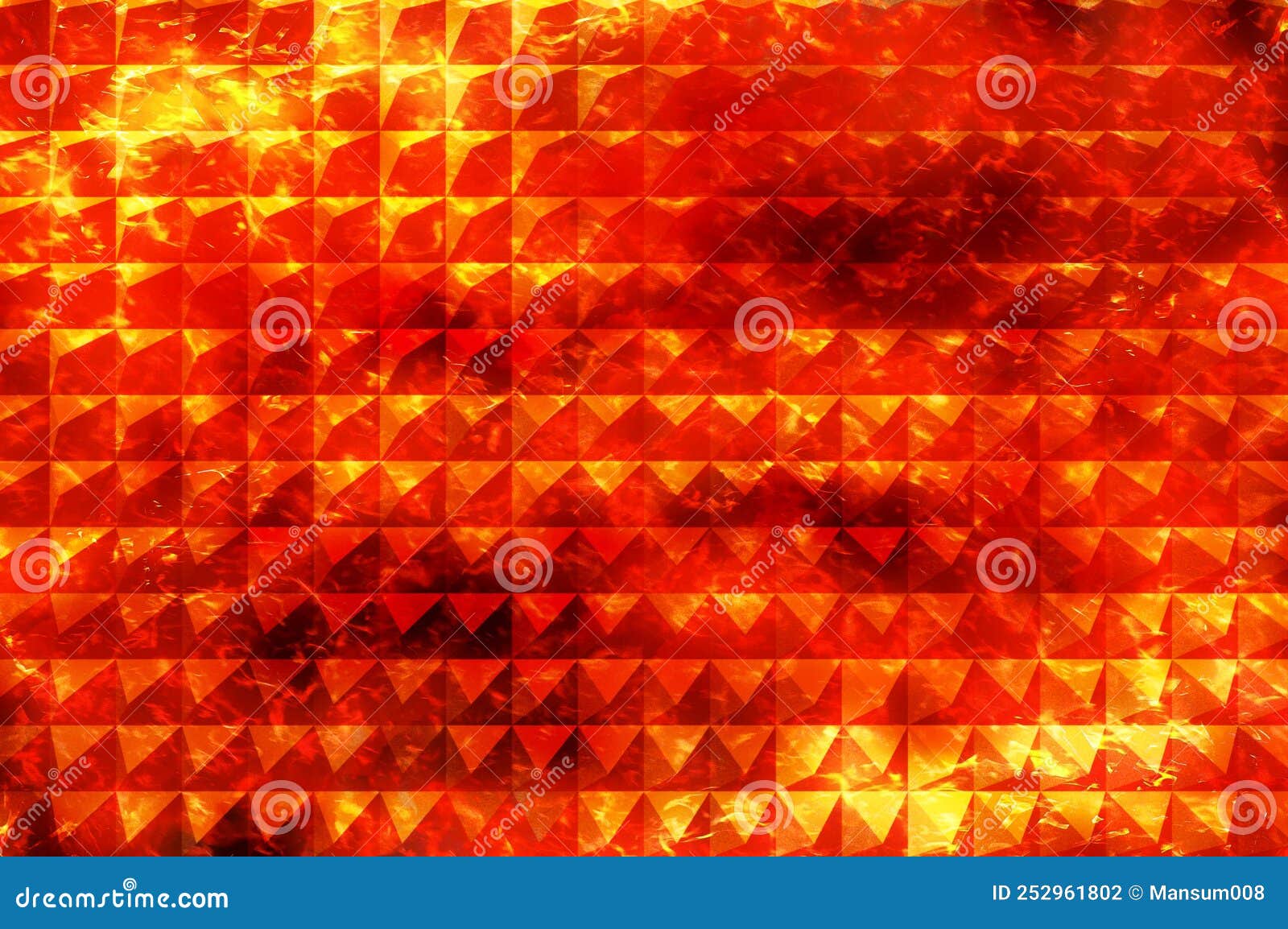 Red Fire Abstract Pattern Background Stock Illustration - Illustration ...