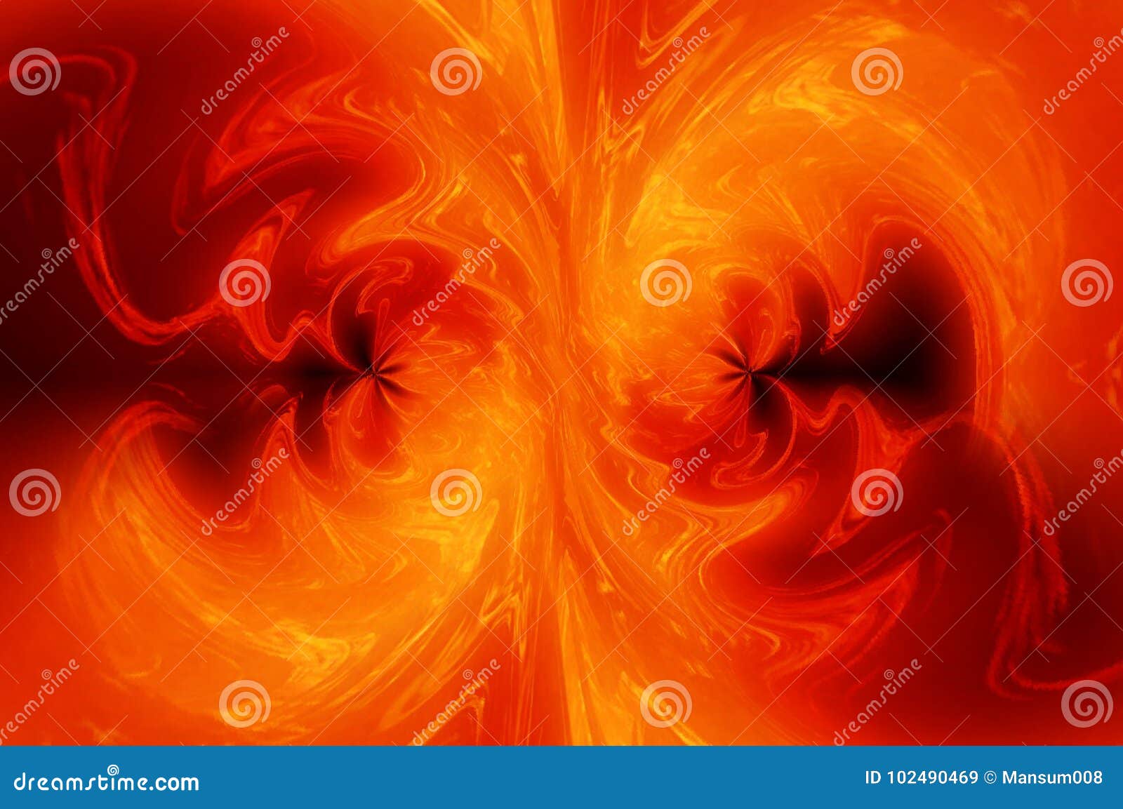 Art Red Fire Abstract Pattern Background Stock Illustration ...