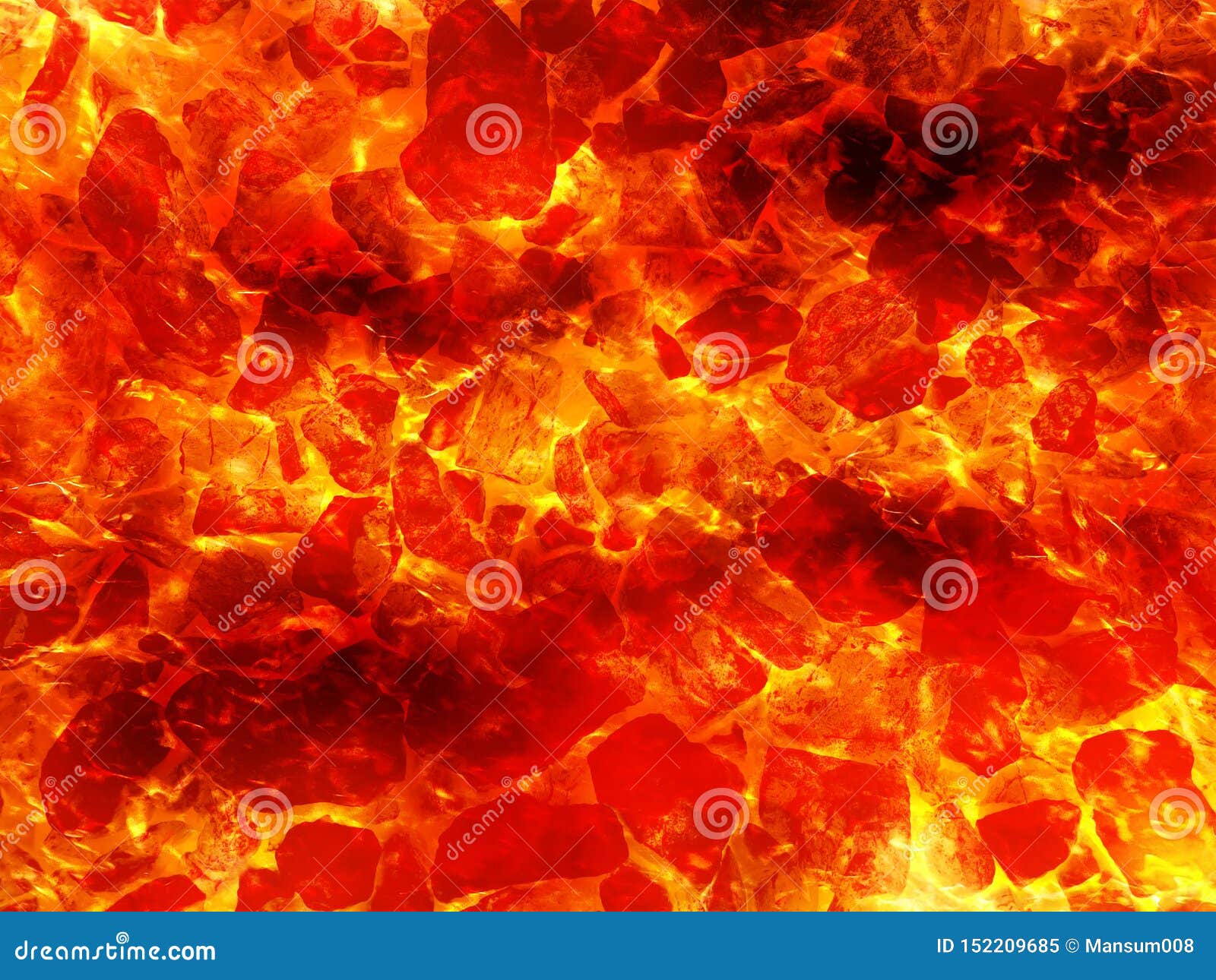 Red Hot Lava Pattern Background Stock Illustration - Illustration of ...