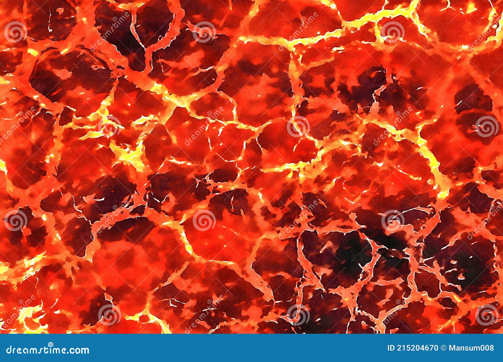 Red Hot Lava Pattern Background Stock Illustration - Illustration of ...