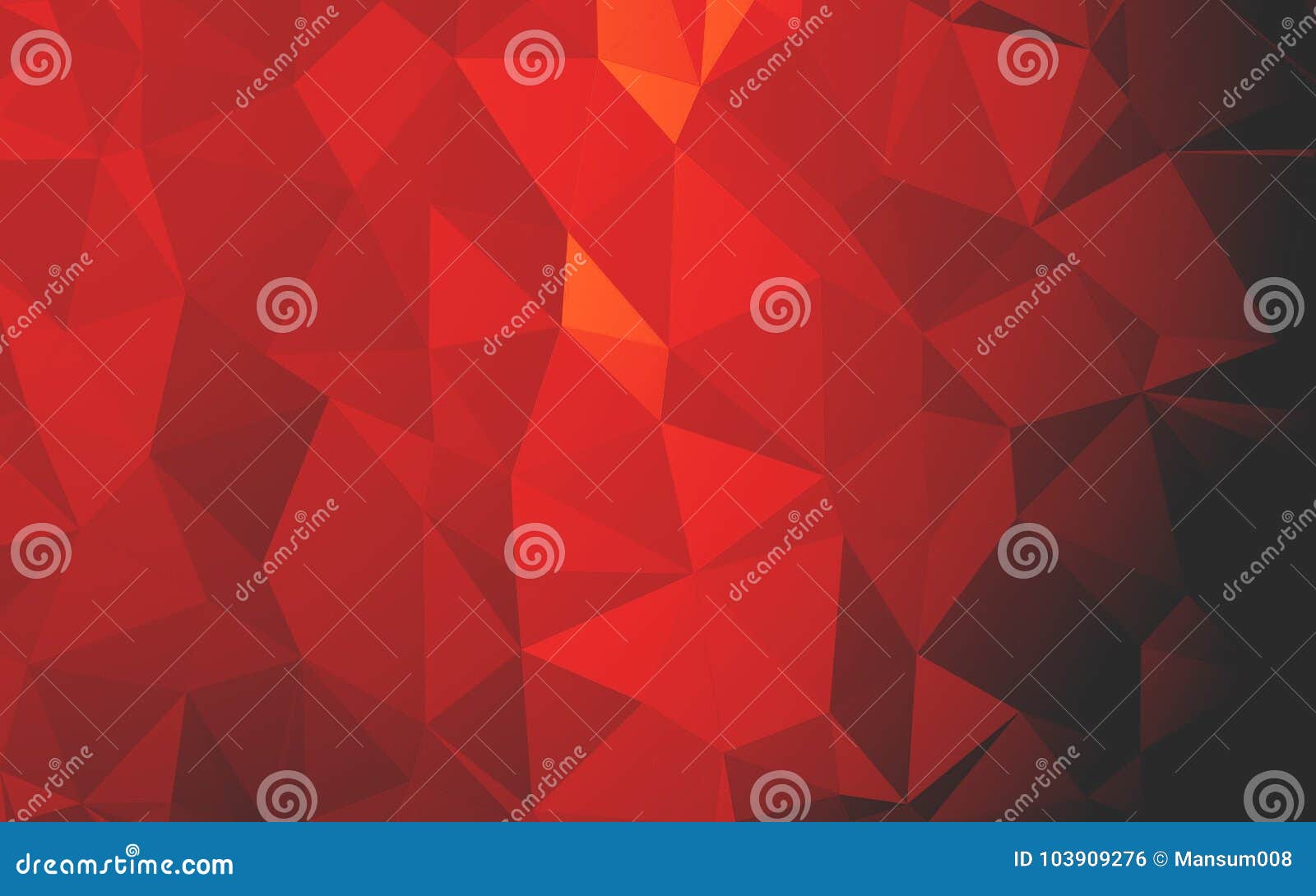 Art Red Polygon Abstract Pattern Background Stock Illustration ...