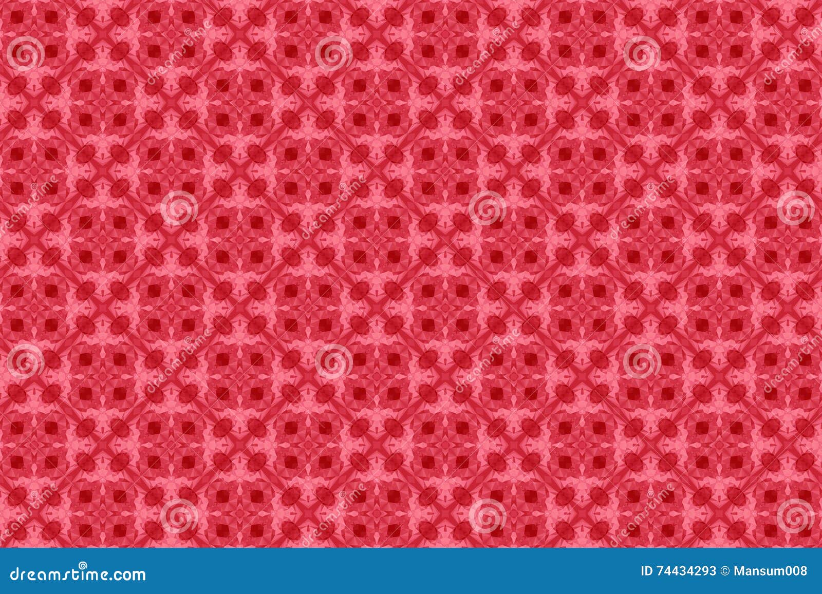 Art Red Seamless Pattern Background Stock Illustration - Illustration ...
