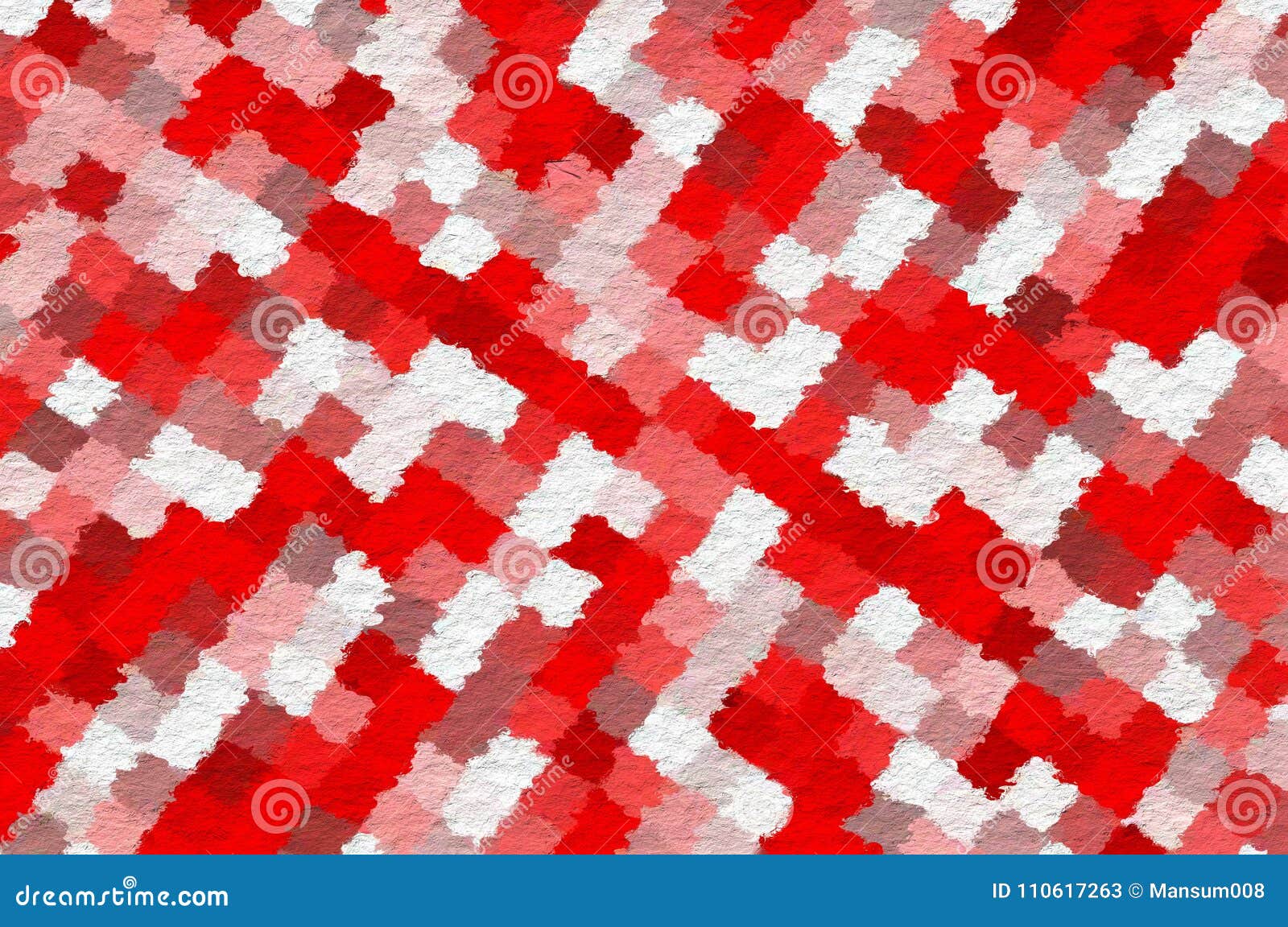 Art Red and White Color Abstract Pattern Background Stock Illustration ...