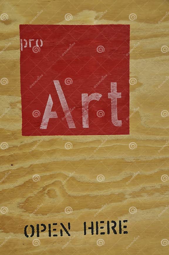 Art Stamp on Wooden Surface Stock Photo - Image of export, black: 31454522
