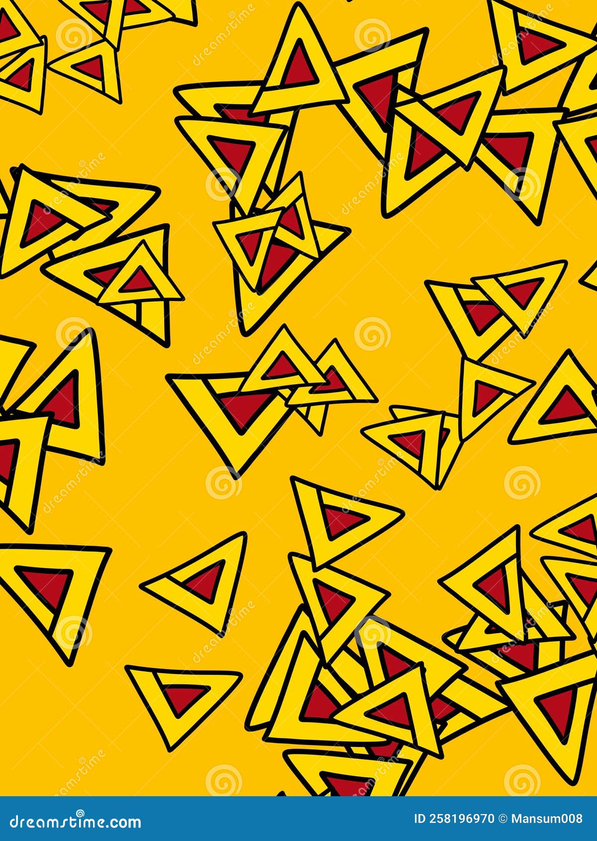 Red and Yellow Color of Abstract Background Stock Illustration ...