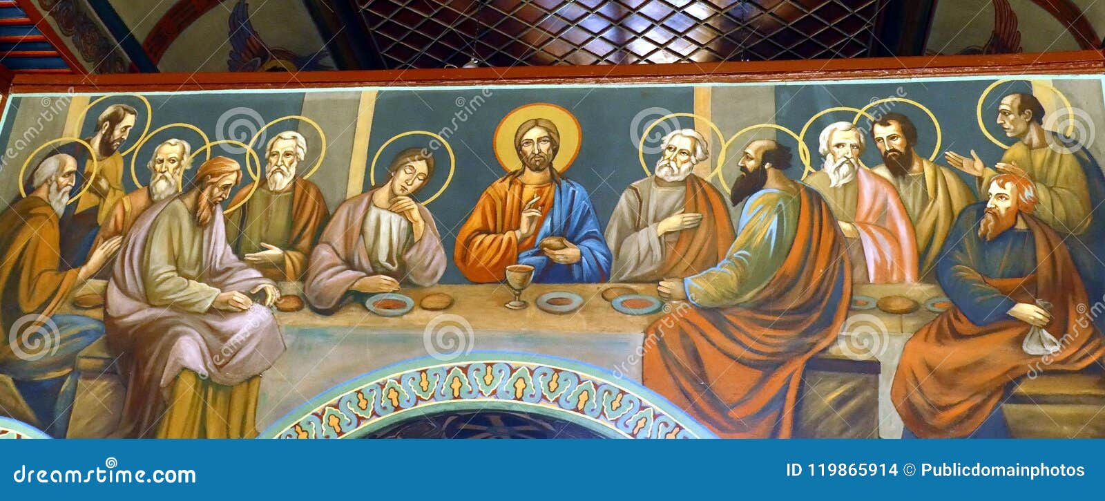 Art, Religion, Mural, Painting Picture. Image: 119865914