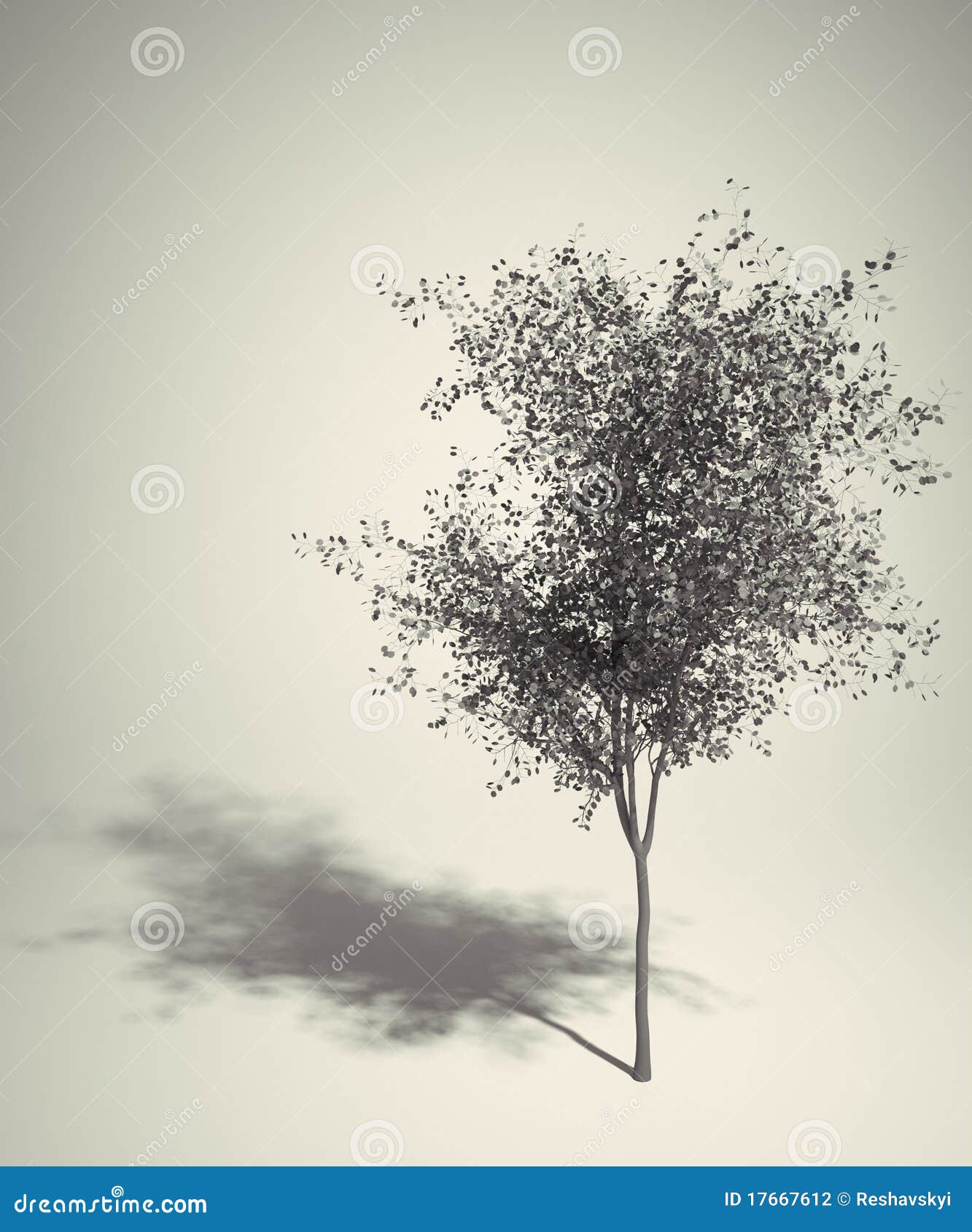 Art Retro tree stock illustration. Illustration of plant - 17667612