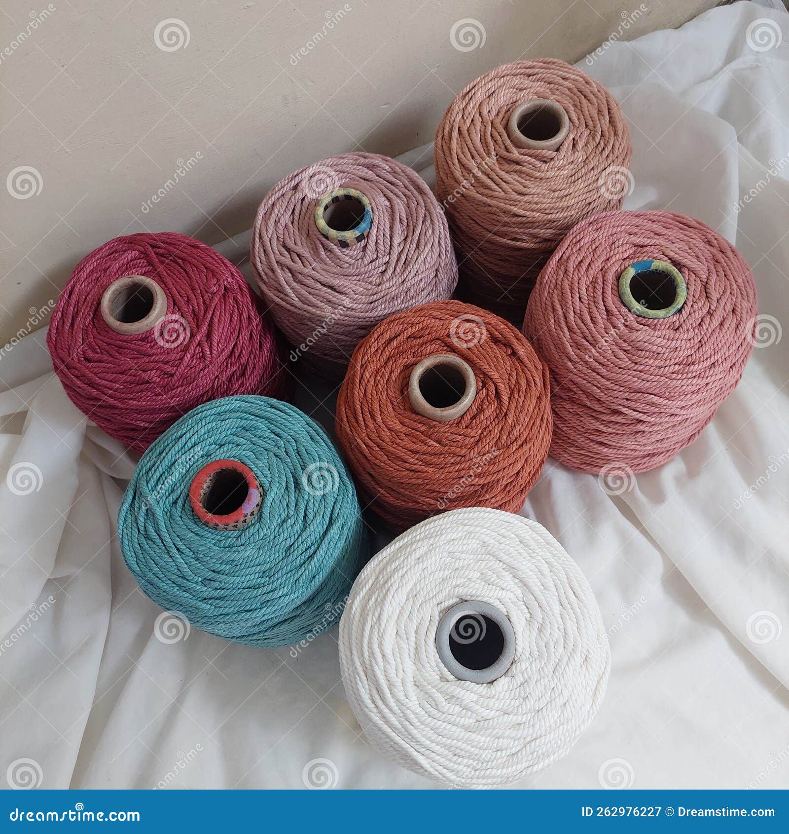 Art ropes macrame yarn stock image. Image of macrame - 262976227