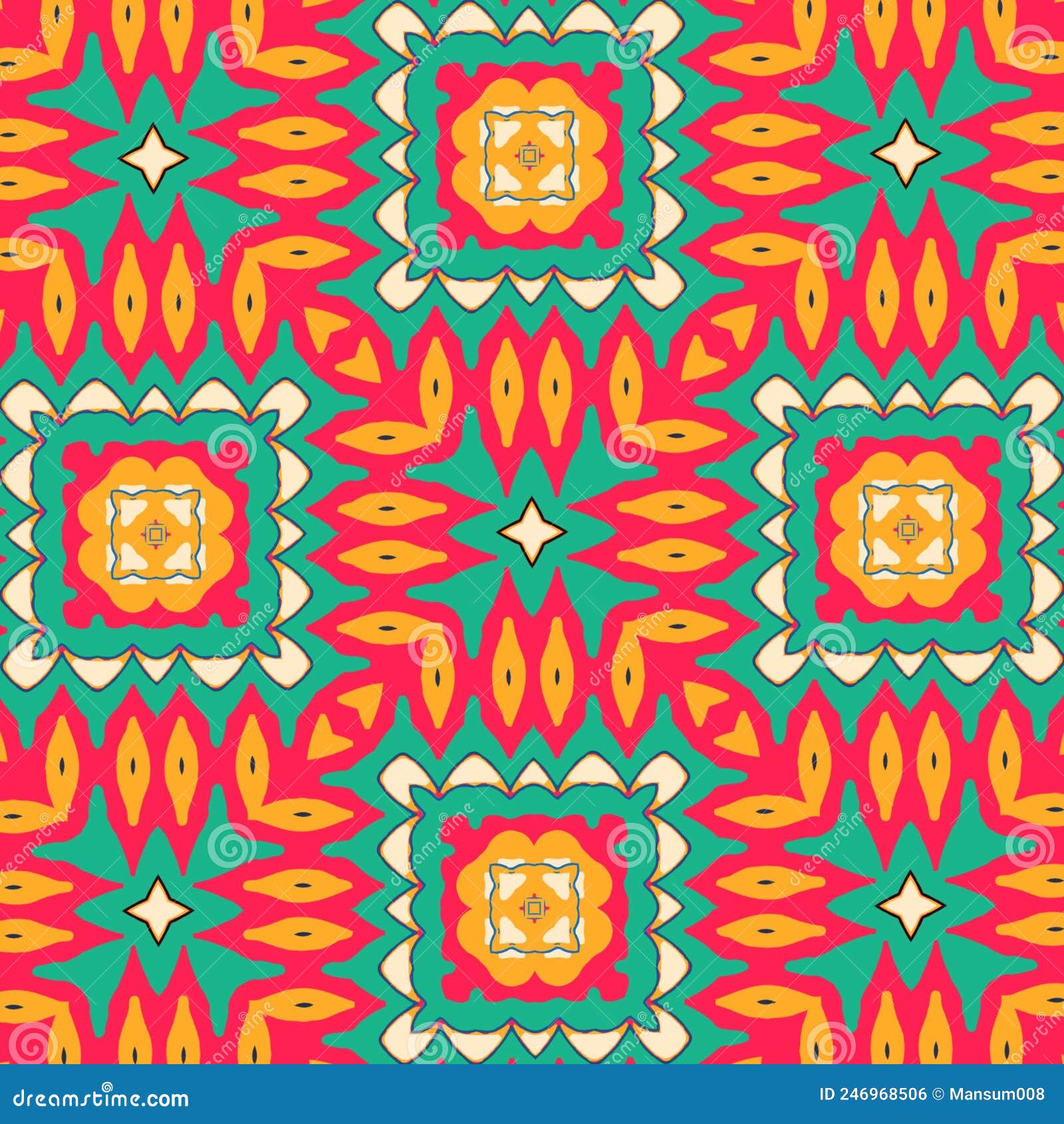 Seamless Pattern of Abstract Background Stock Illustration ...