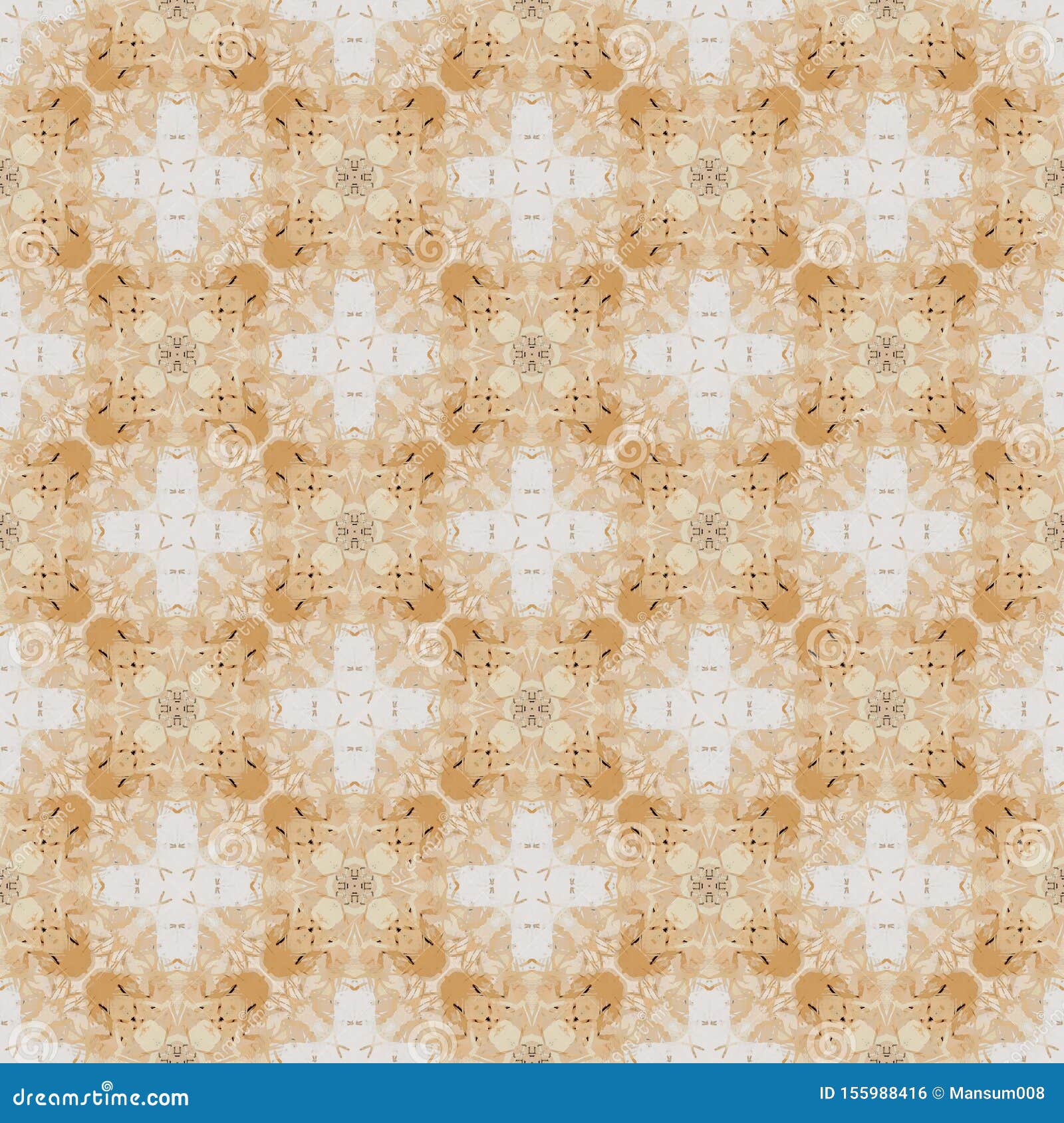 Seamless Pattern Background of Brown Color Stock Illustration ...