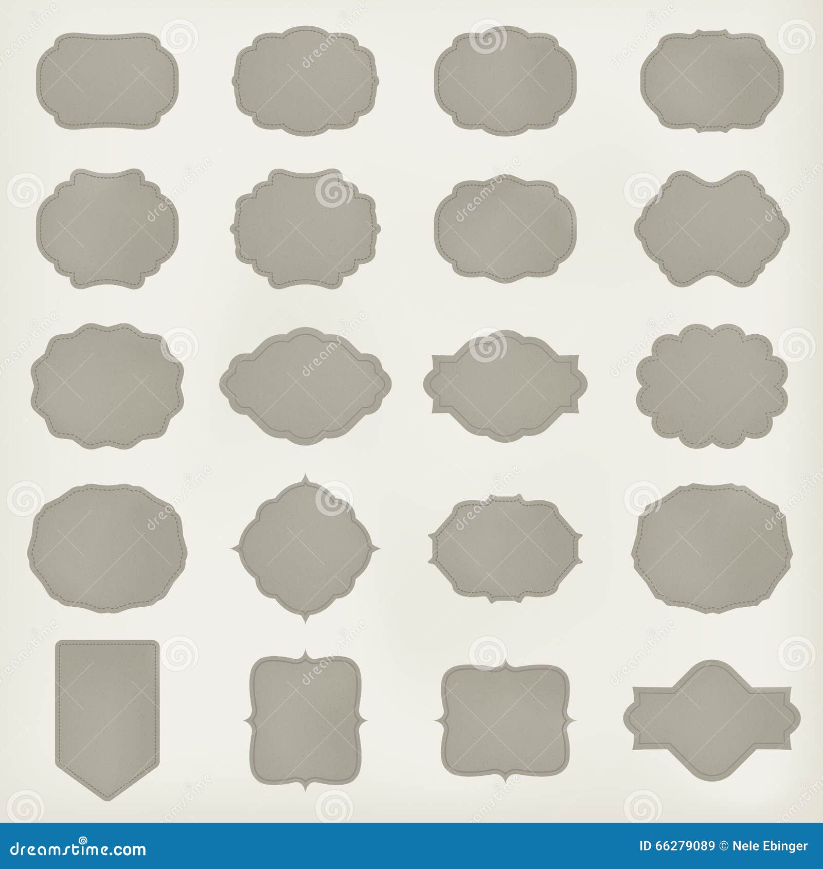 Vintage Shapes Templates