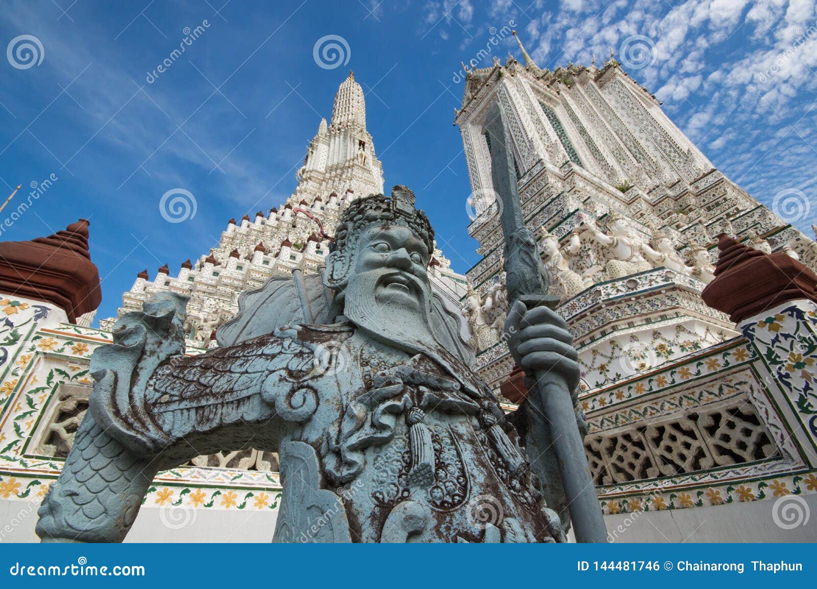 Art in the Shape of a Spinning Statue in the Temple of Arun Stock Photo ...
