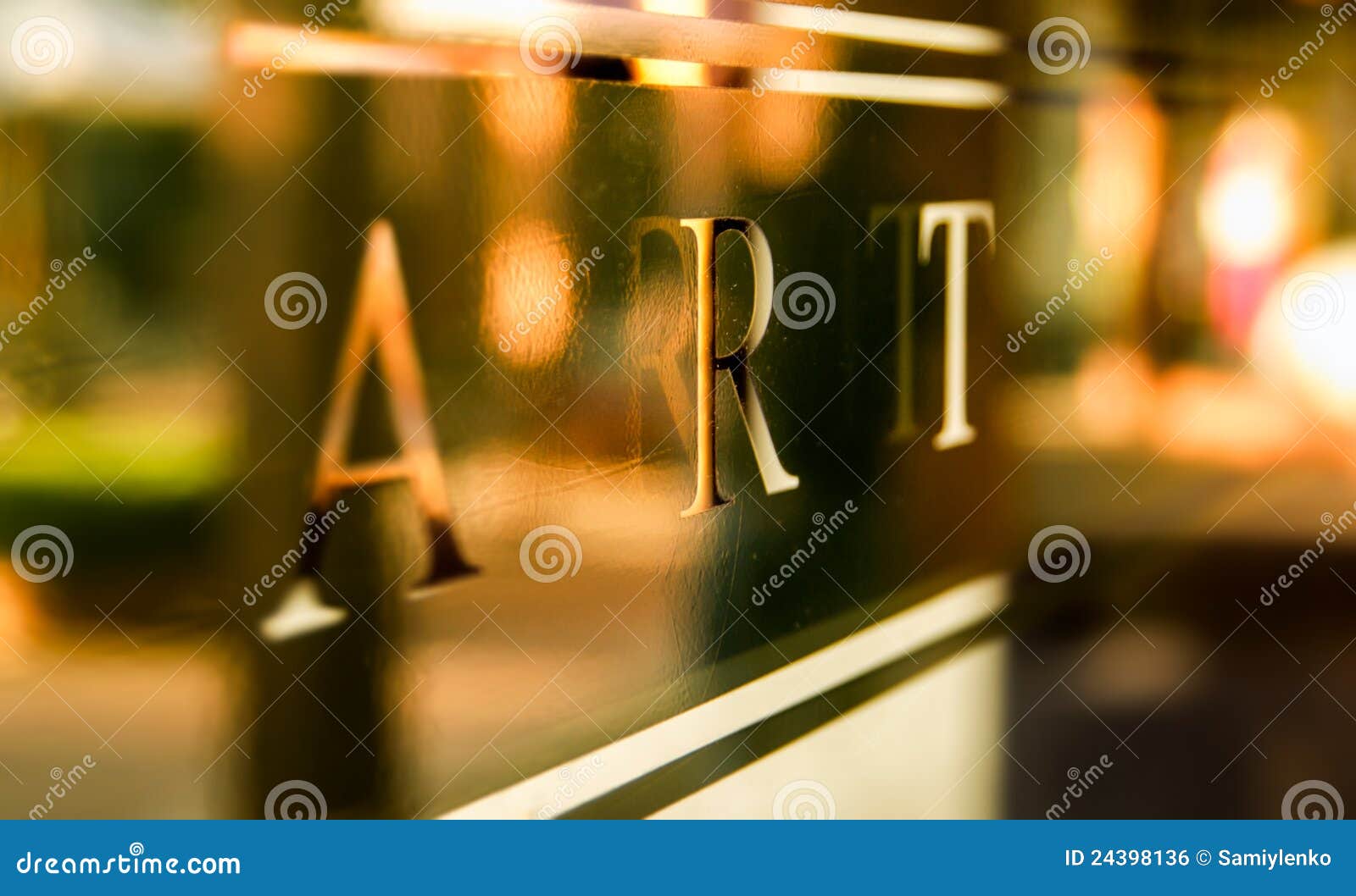 Art sign stock photo. Image of modern, background, style - 24398136