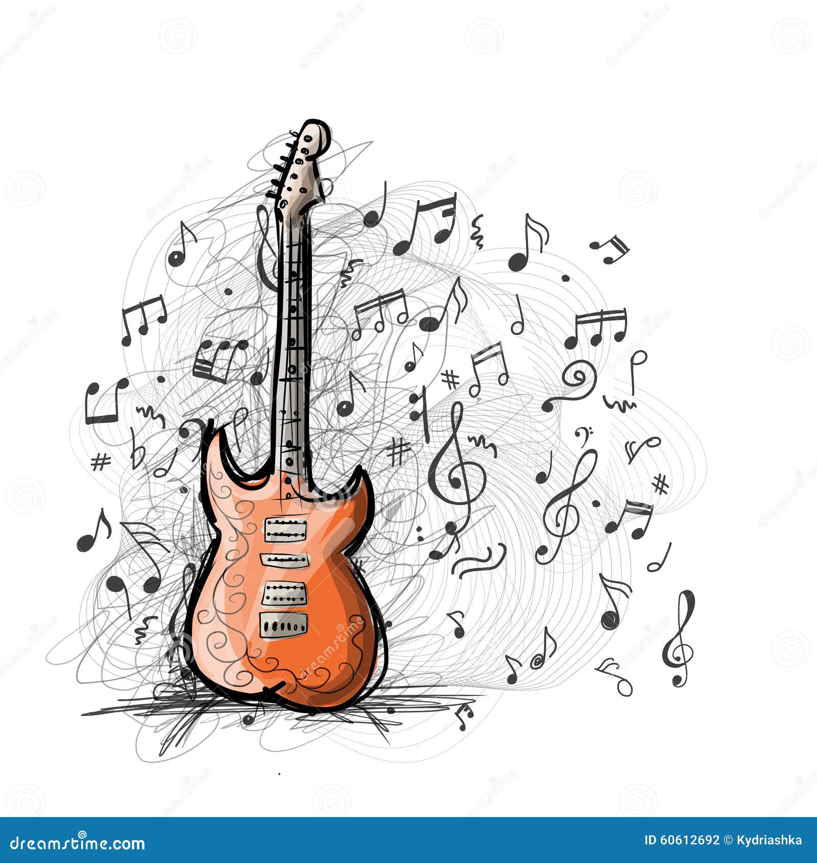 Guitar Design Drawing