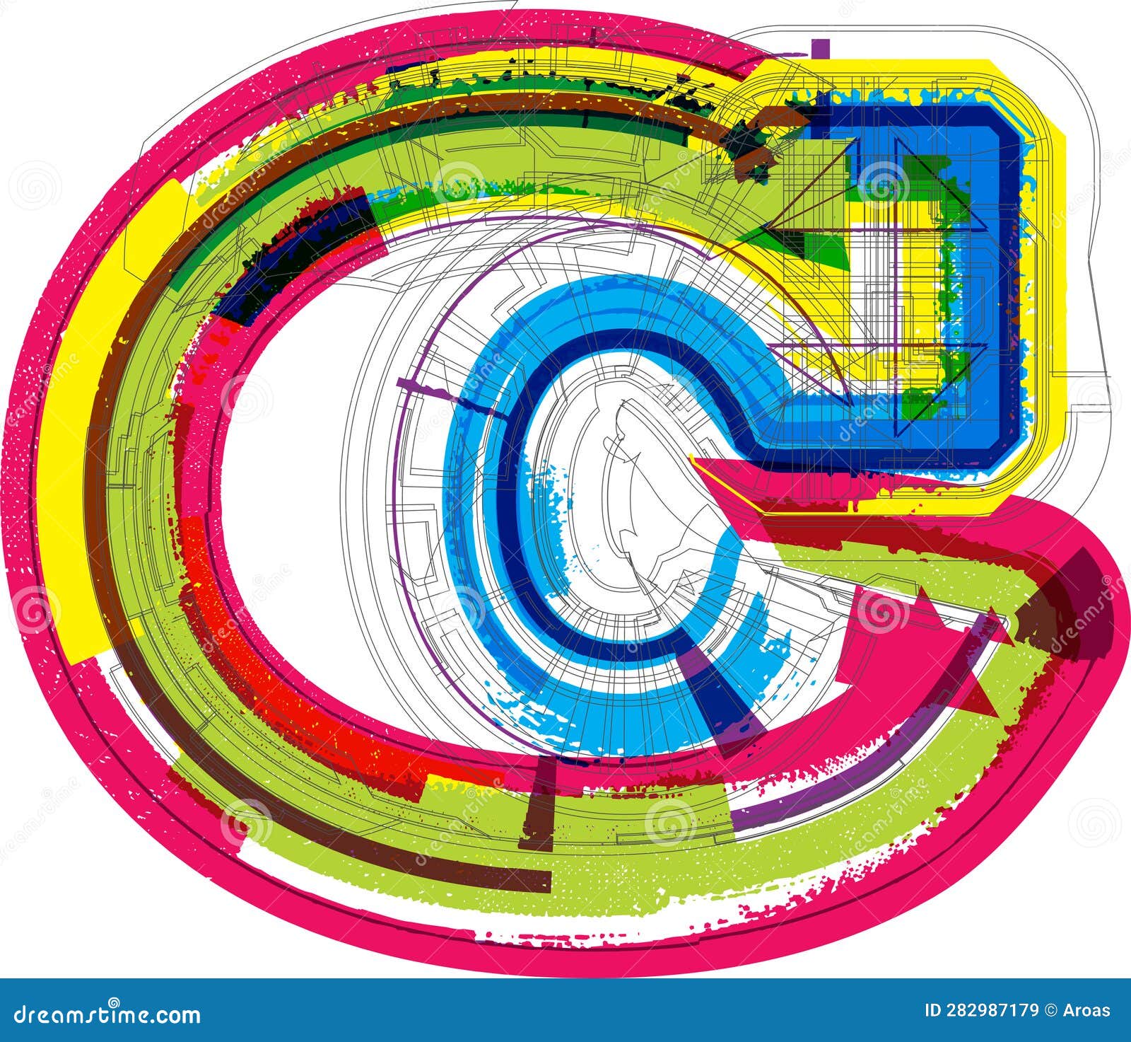 Art Sketched Fonts, Lowercase Symbols, Letter C Stock Vector ...