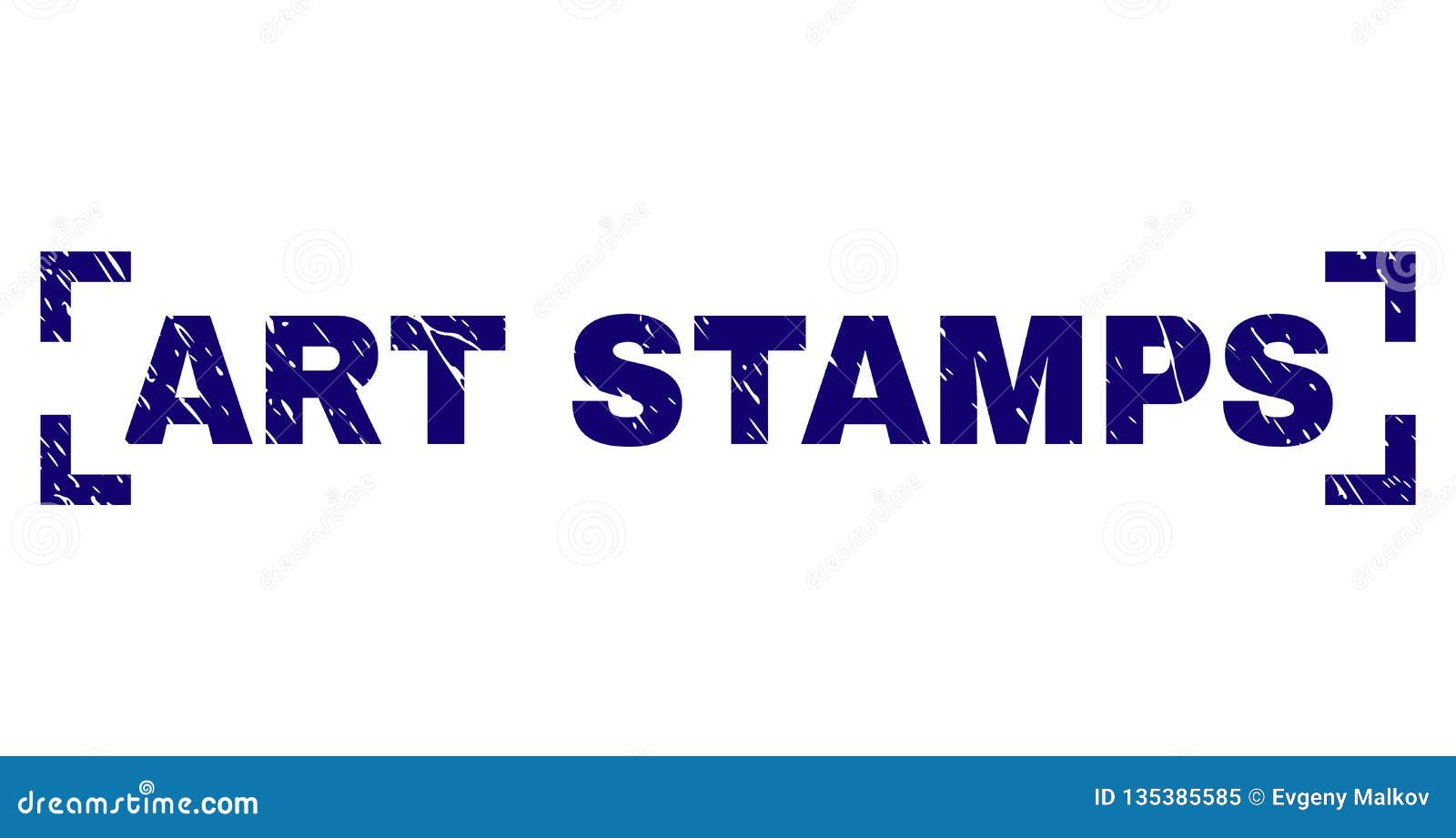 Scratched Textured Art Stamps Stamp Seal Inside Corners Stock Vector