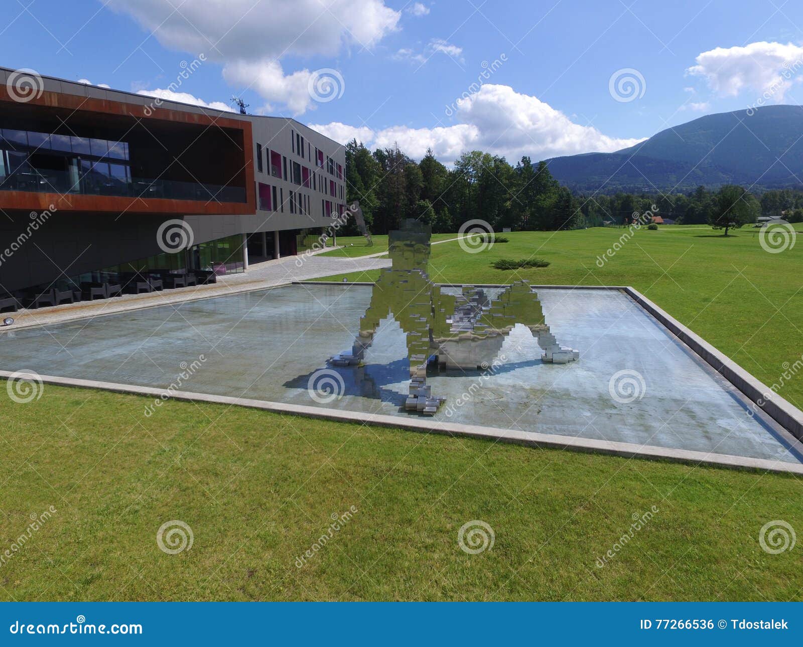 Art statue women editorial photo. Image of pool, property - 77266536