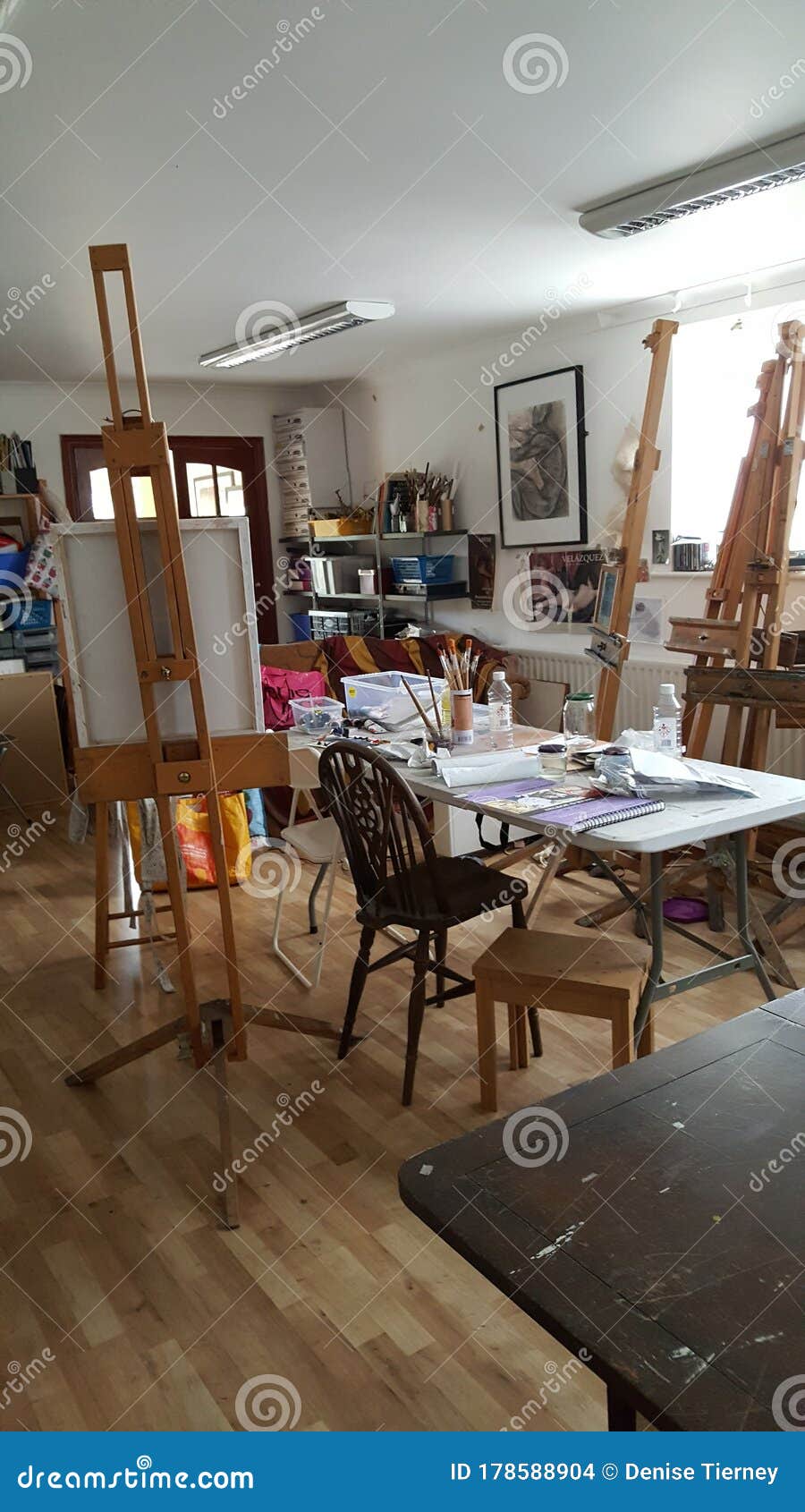 Art Studio Artist Workshop Creative Editorial Stock Image - Image of ...