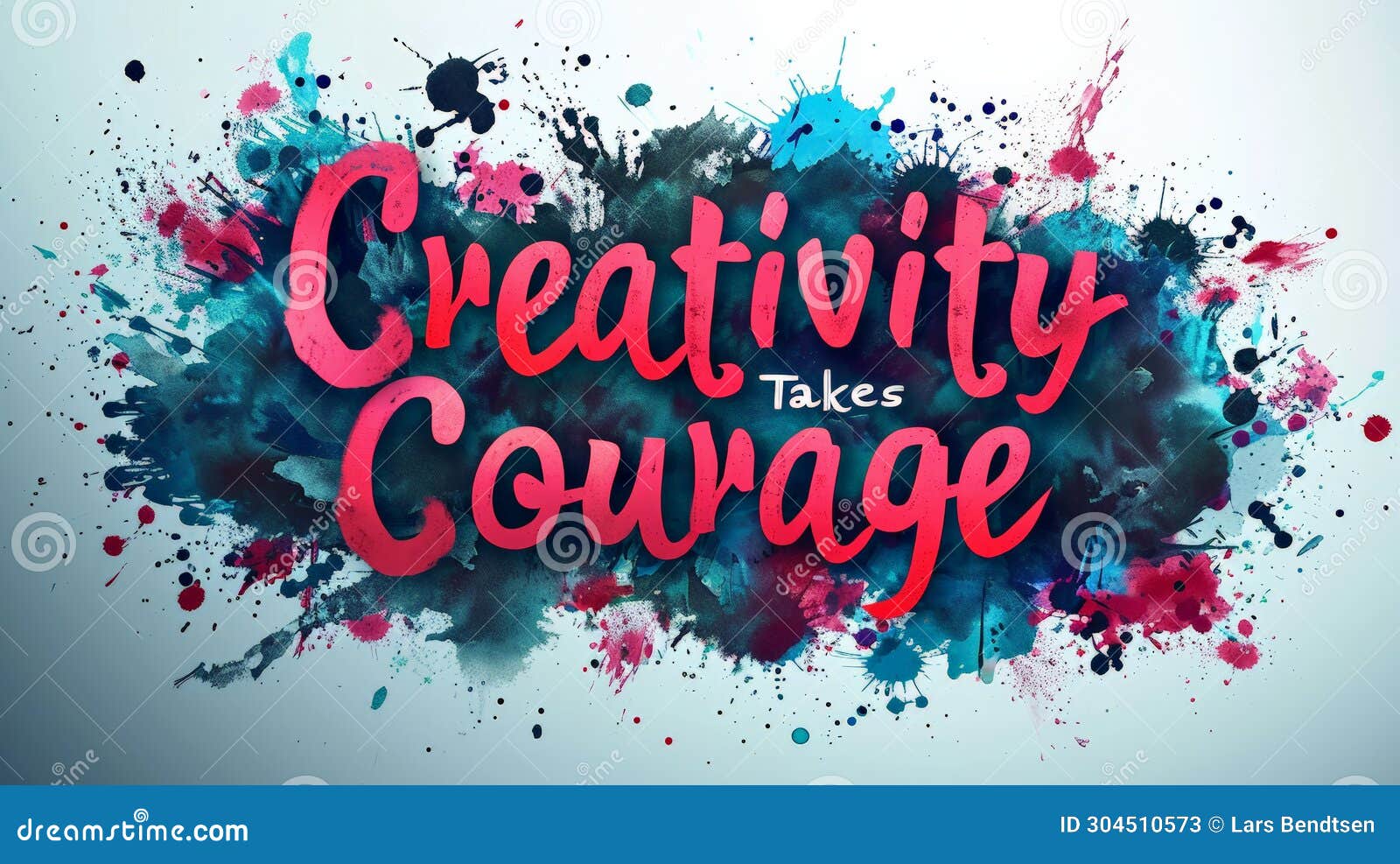 Art Studio Sign: Creativity Takes Courage - AI Generated Stock ...