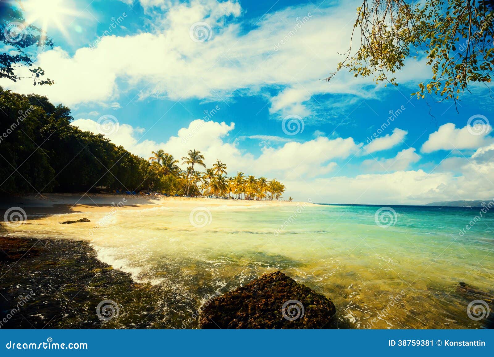 Art Summer Vacation Ocean Beach Stock Image - Image of caribbean ...