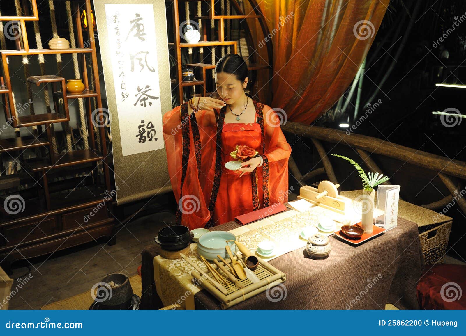 The Art of Tea in Chinese Tang Dynasty Editorial Image - Image of ...
