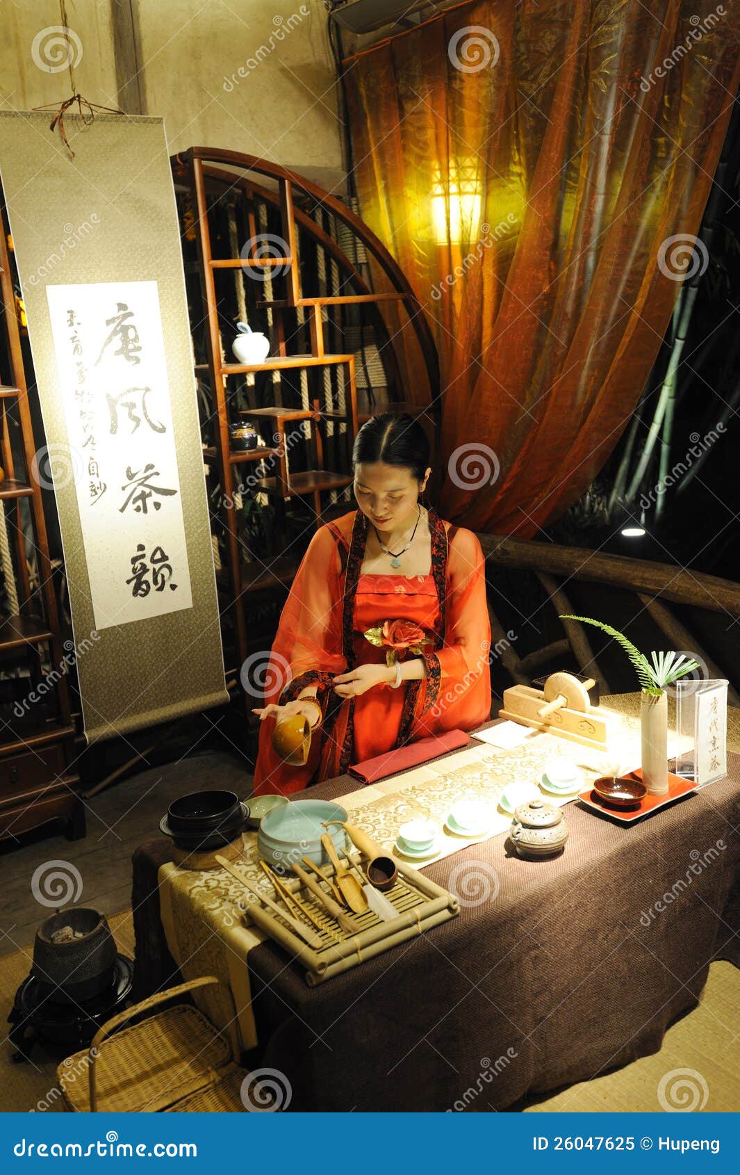 The Art of Tea in Chinese Tang Dynasty Editorial Image - Image of ...
