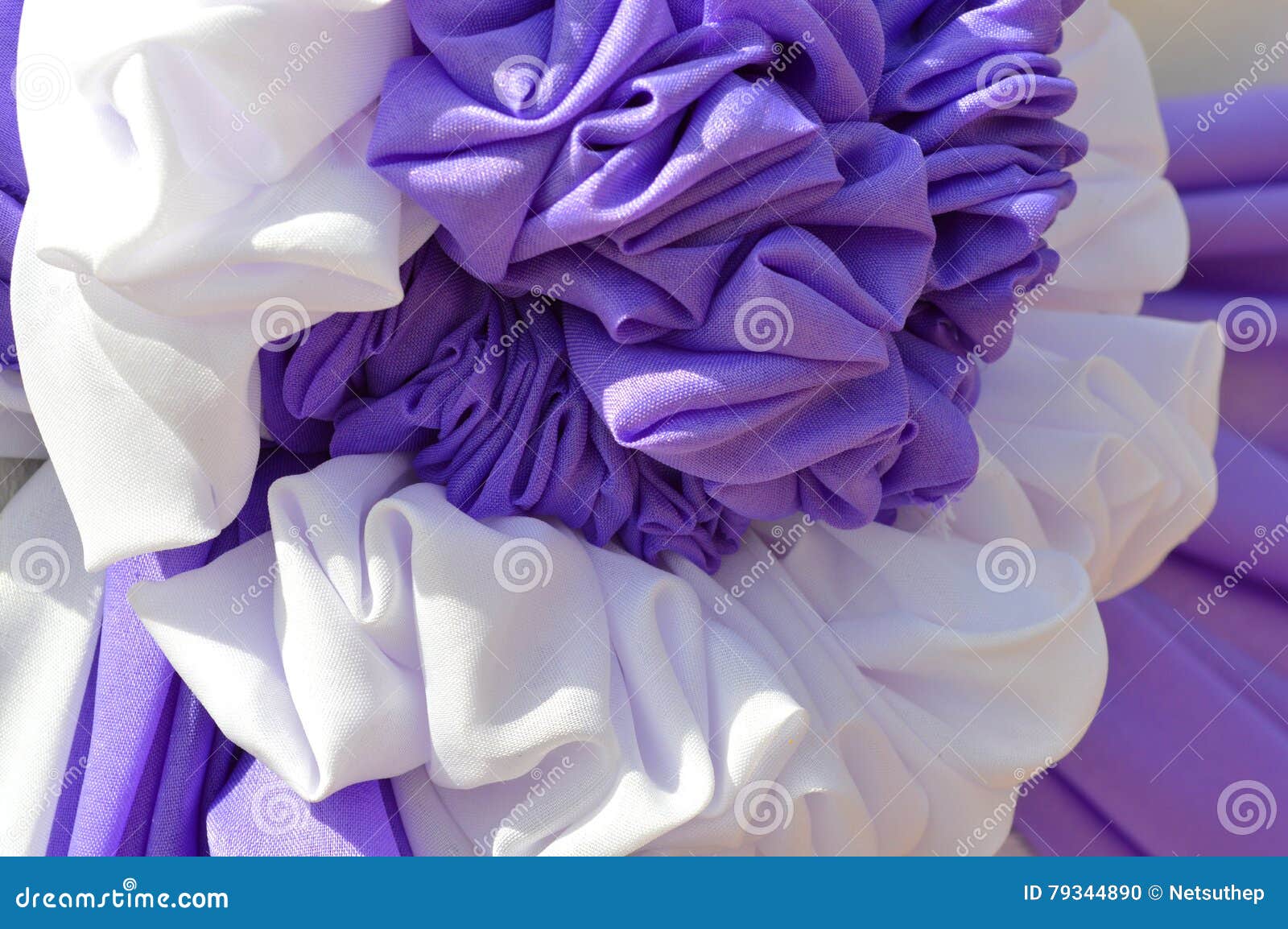 Art and Technique of Clothes Bind Down and Pleating Stock Photo - Image ...