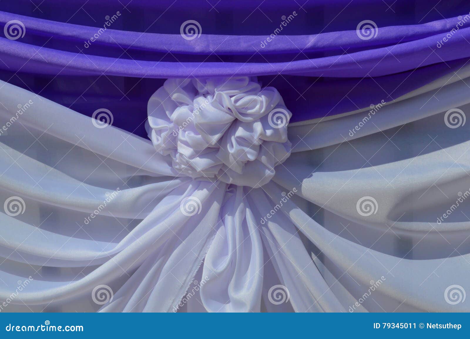 Art and Technique of Clothes Bind Down and Pleating Stock Image - Image ...