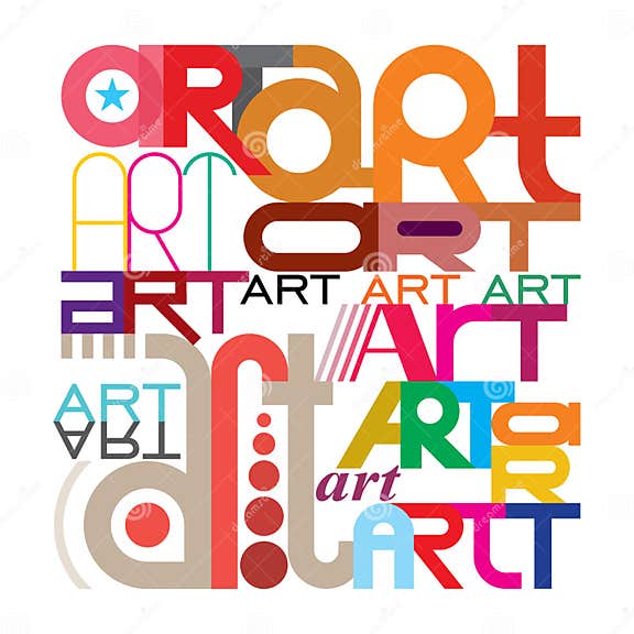 Art - text design stock vector. Illustration of text - 35209278