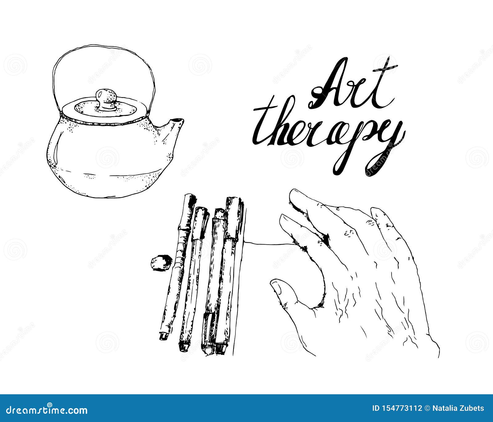 Art therapy stock vector. Illustration of concept, cartoon - 154773112