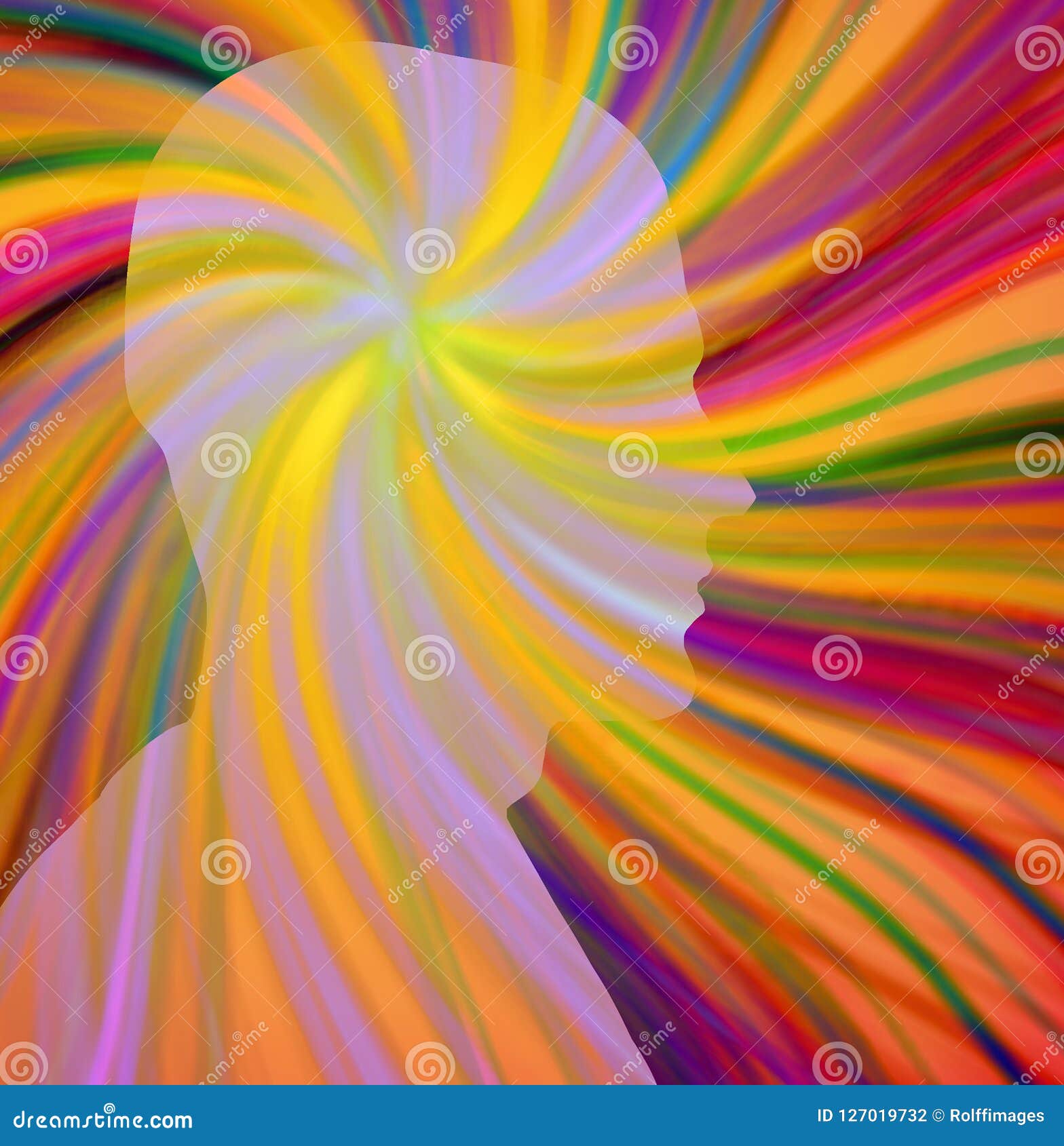 Art thinking process stock illustration. Illustration of modern - 127019732