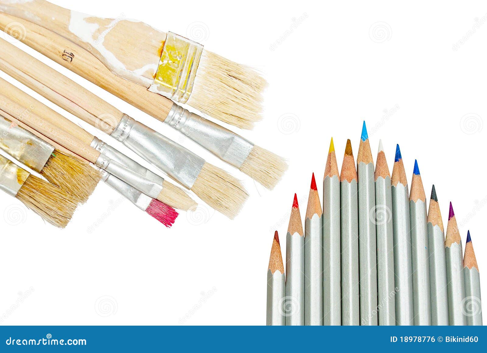 Art tools stock photo. Image of closeup, design, pencil - 18978776