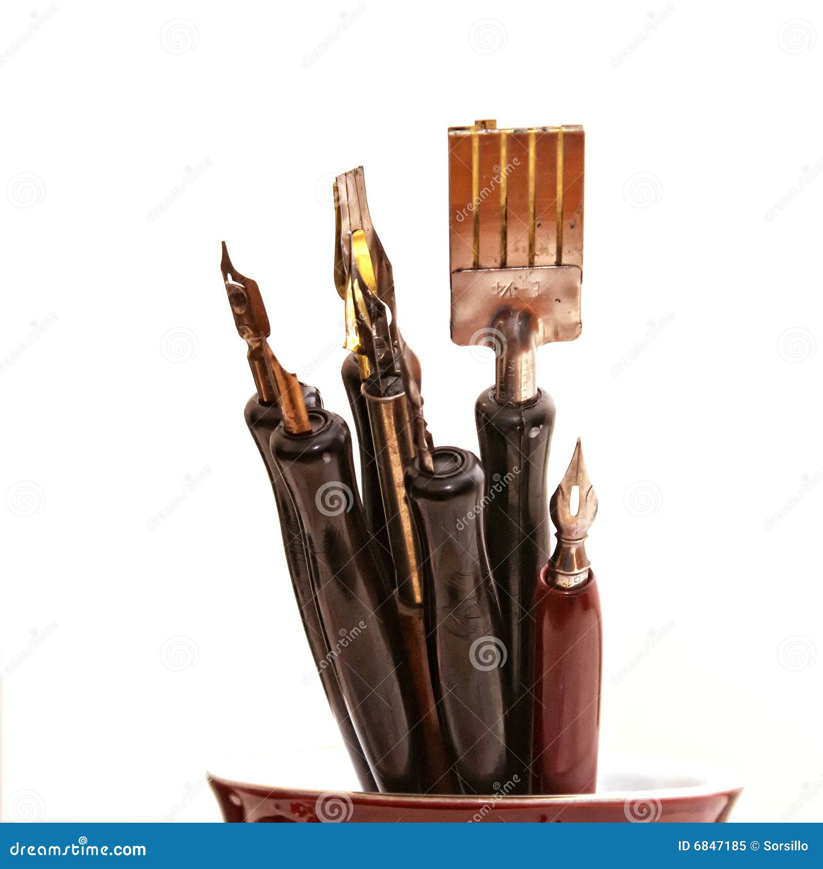 Art tools stock image. Image of artistic, writing, elegant - 6847185