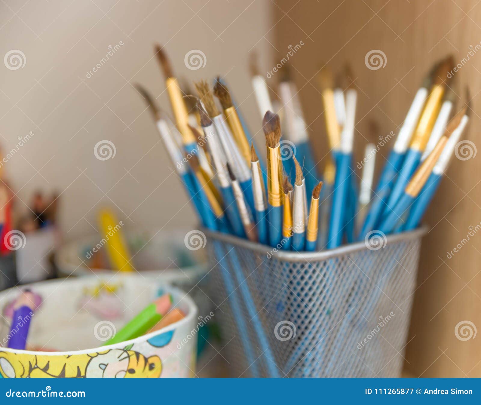 Art tools stock image. Image of colorful, create, decorate - 111265877