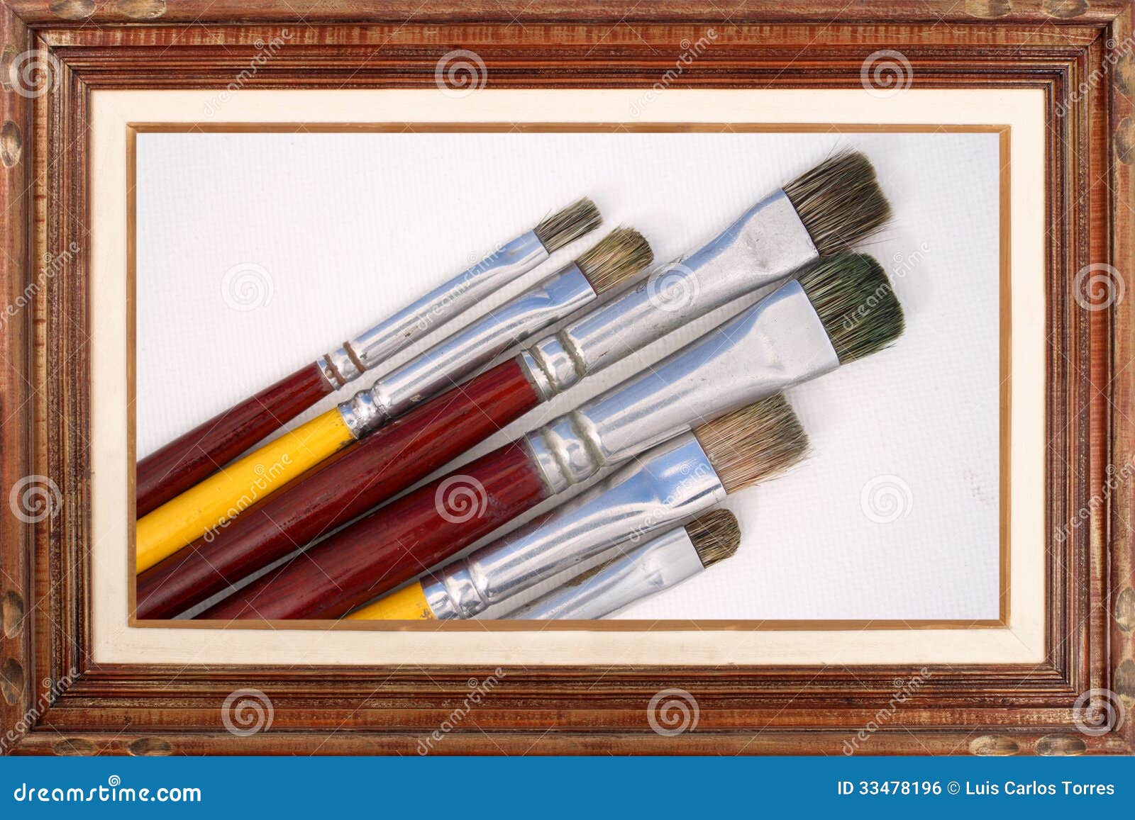 Art tools stock photo. Image of painter, canvas, paint - 33478196