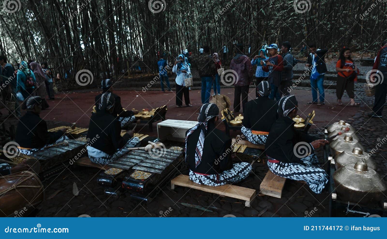 Gamelan Music And Wayang, Shadow Puppet Show At King`s Palace In ...