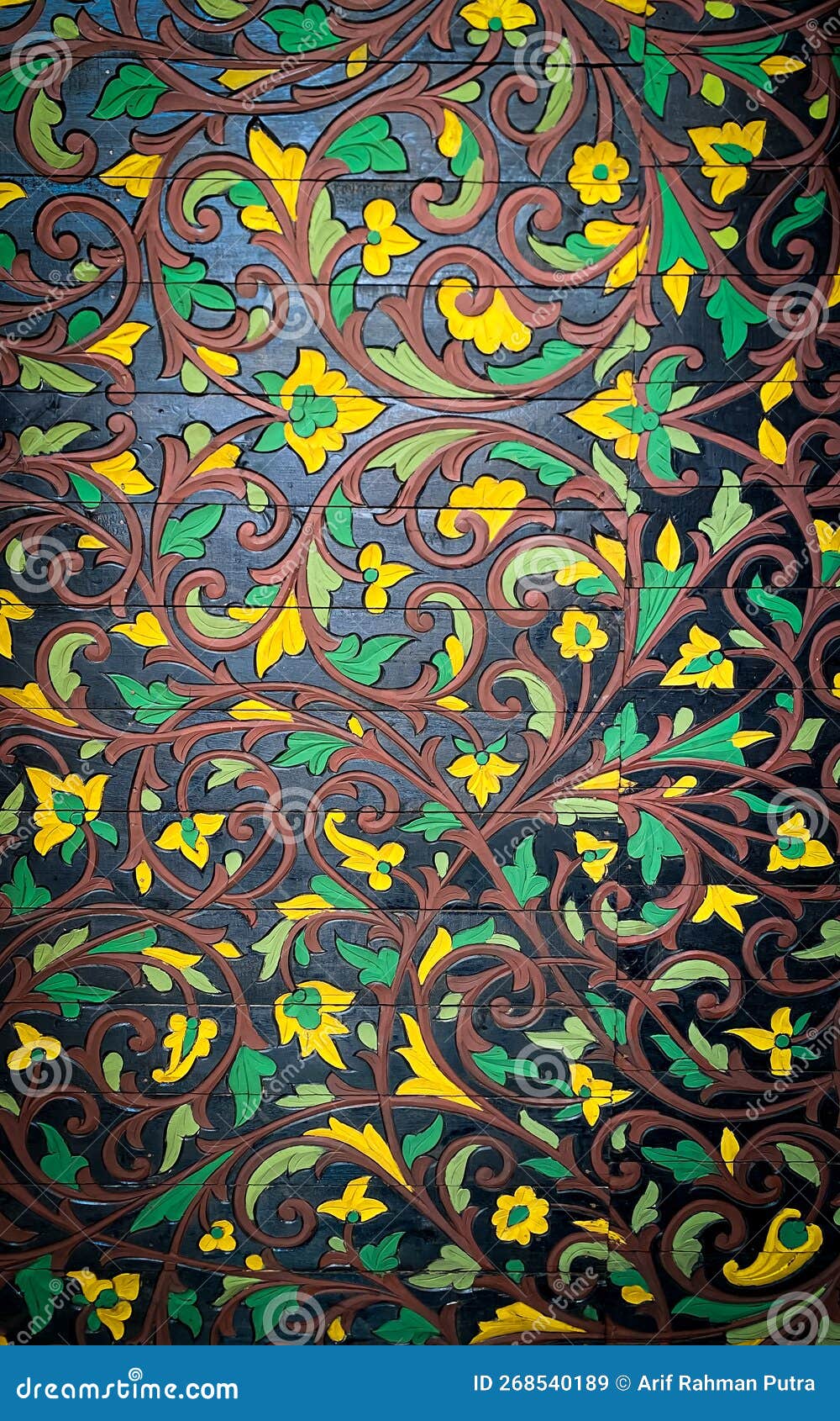 The Art of the Traditional House from West Sumatera Stock Illustration ...