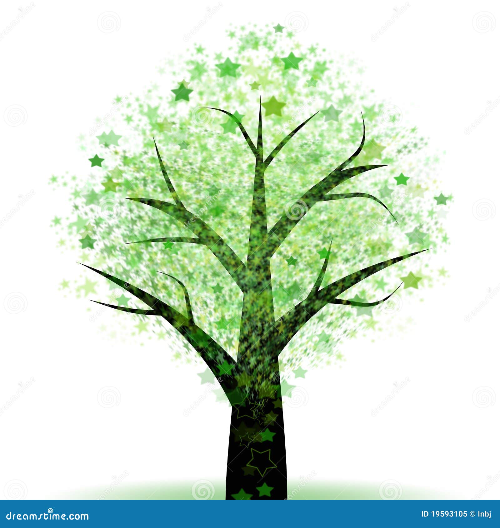 Art tree stock vector. Illustration of beautiful, nature - 19593105