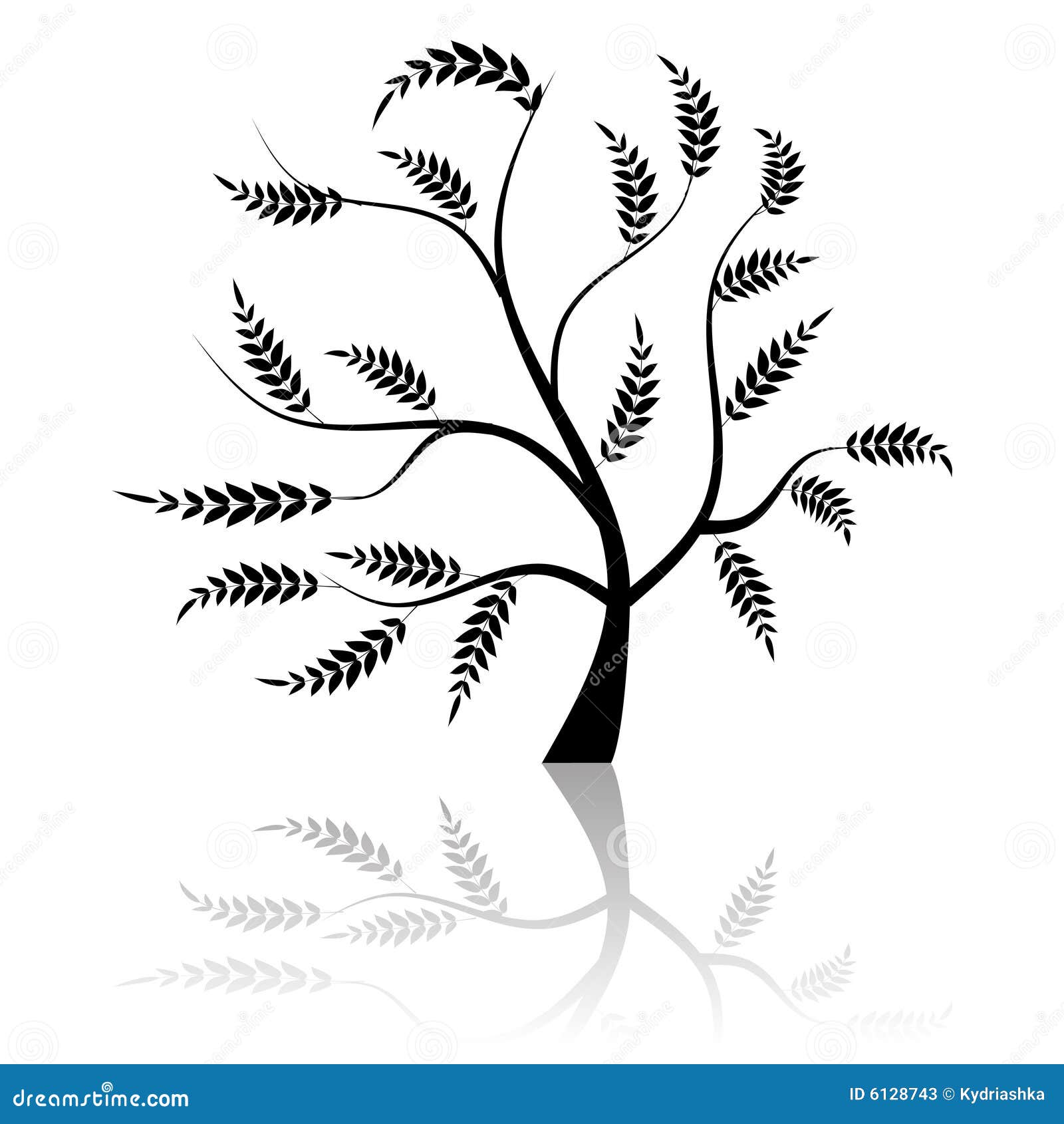 Art tree beautiful stock illustration. Illustration of nature - 6128743