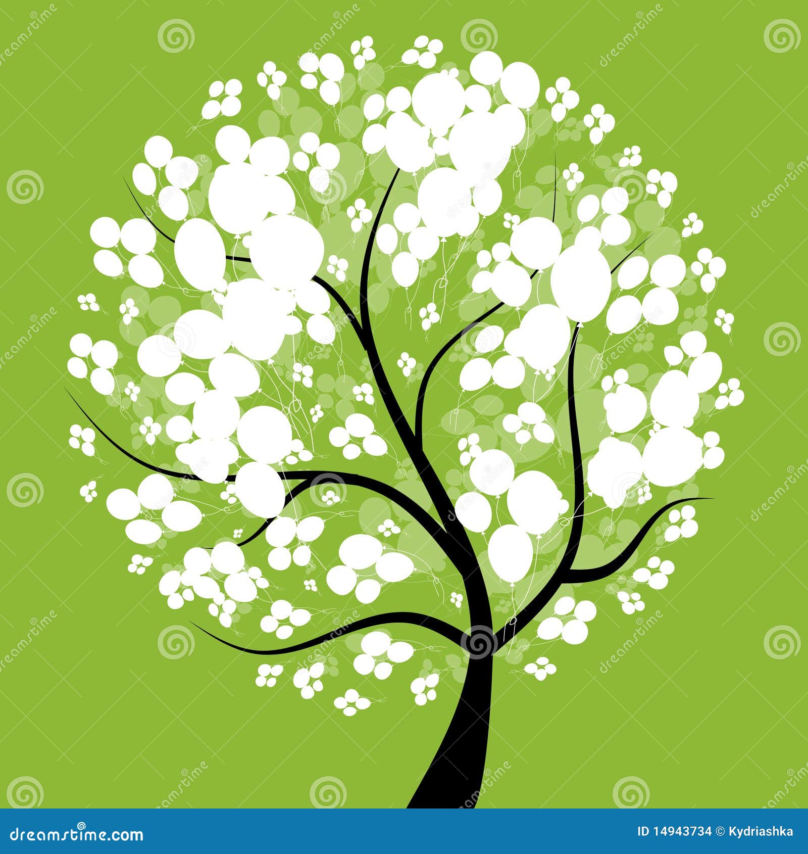 Art Tree Beautiful for Your Design Stock Vector - Illustration of ...